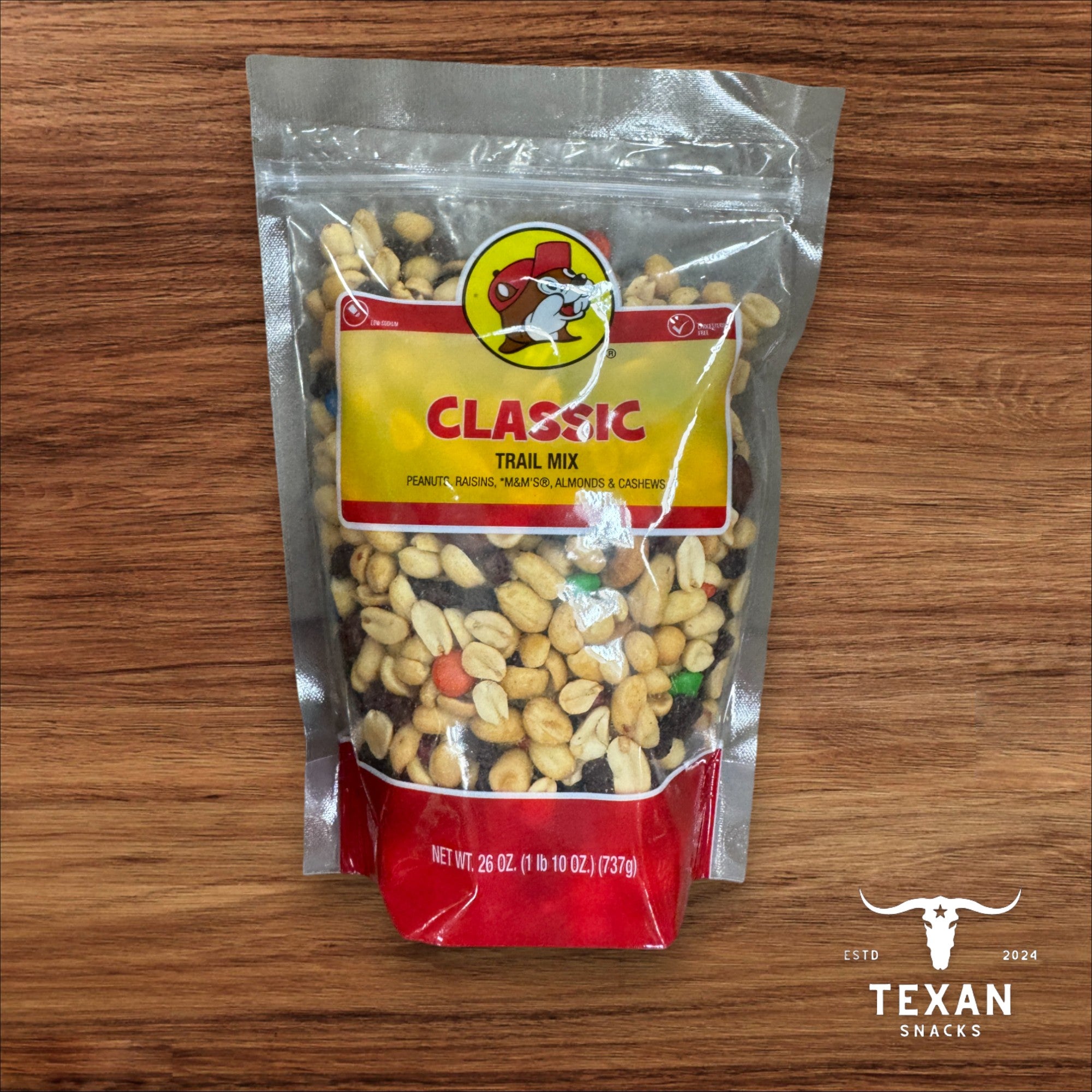 Buc Ees Classic Trail Mix 26 Oz Texan Snacks